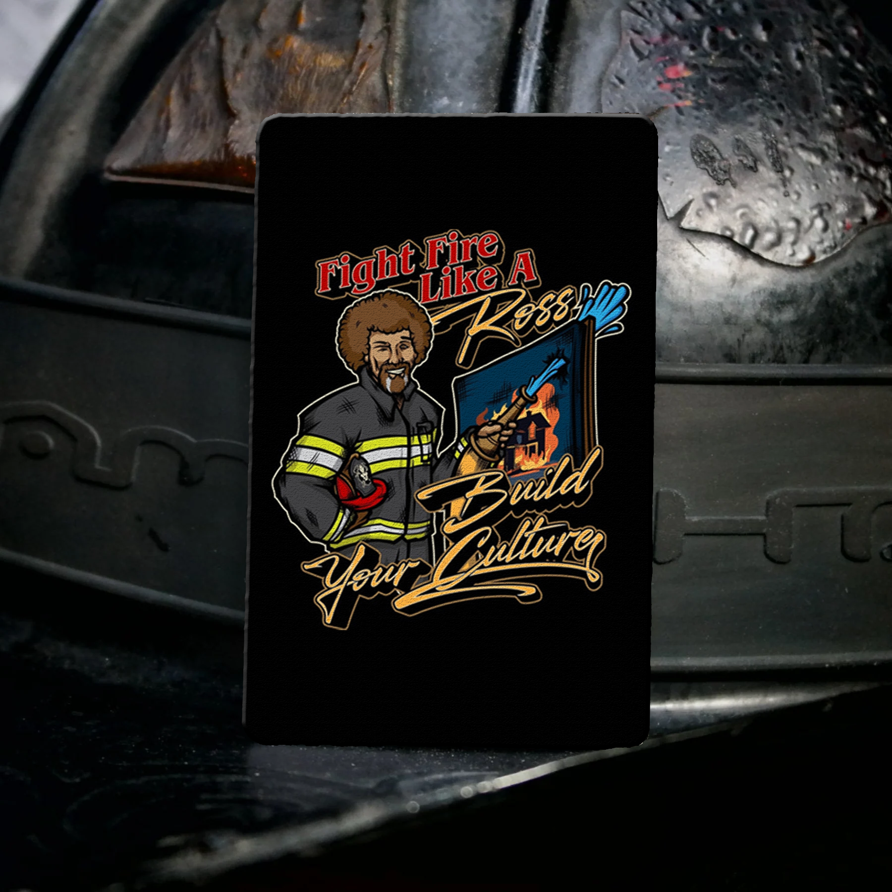 Build Your Culture Metal Fight Fire Like a Ross Playing Card – Taylor's ...