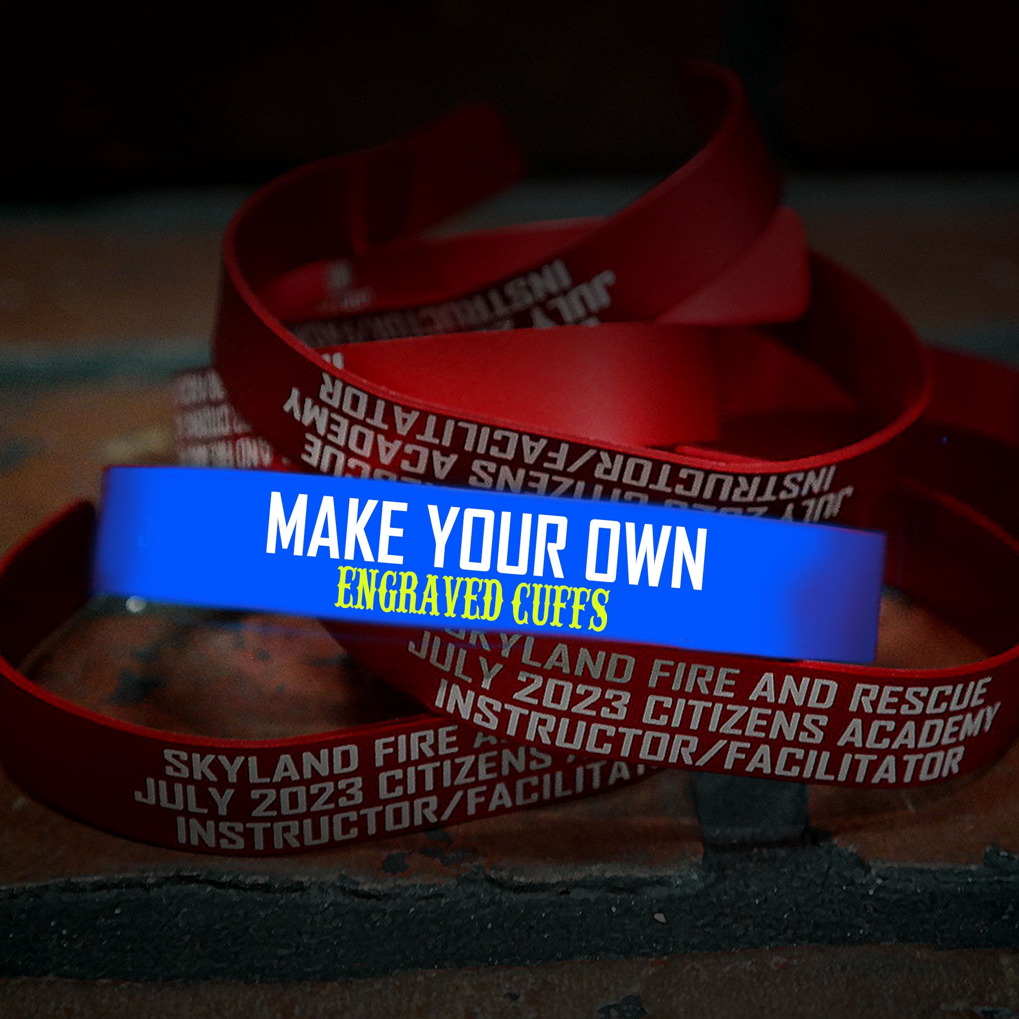 Custom Laser Engraved Cuffs – Taylor's Tins