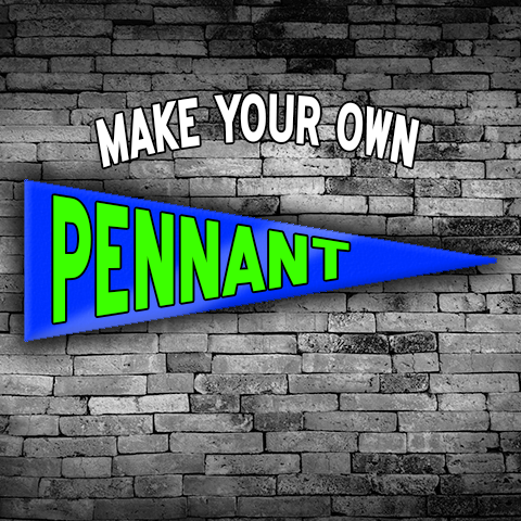 Custom Metal Pennant Banner – Taylor's Tins