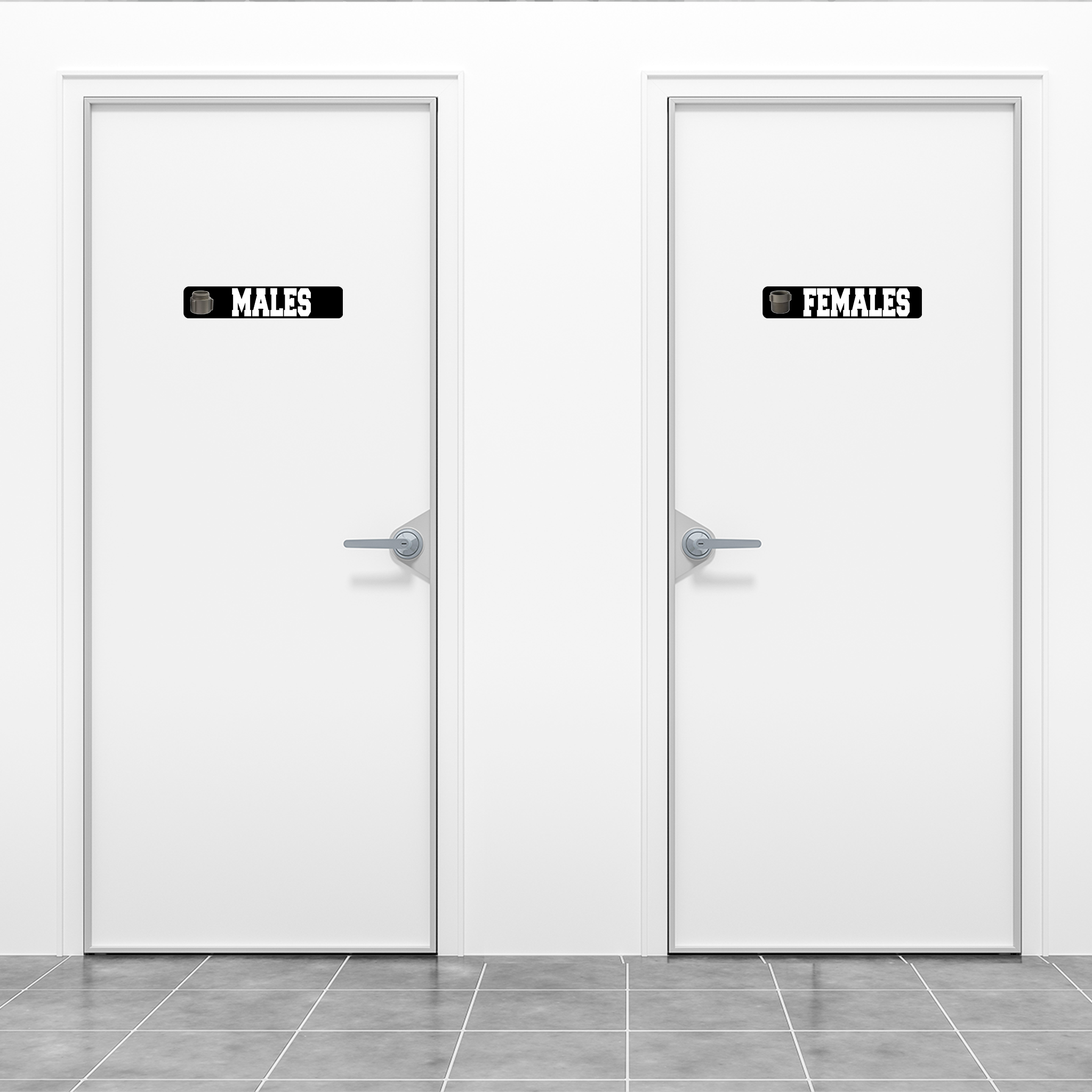 Firehouse Restroom Signs – Taylor's Tins