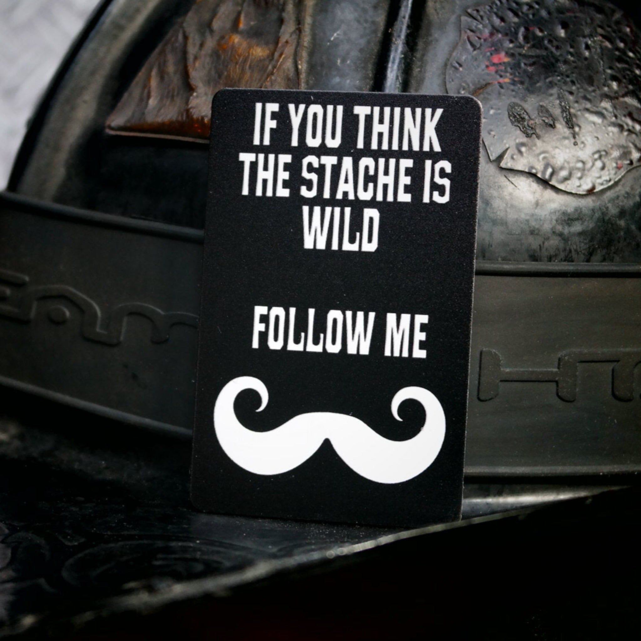 If You Think The Stache Is Wild Color Playing Card – Taylor's Tins