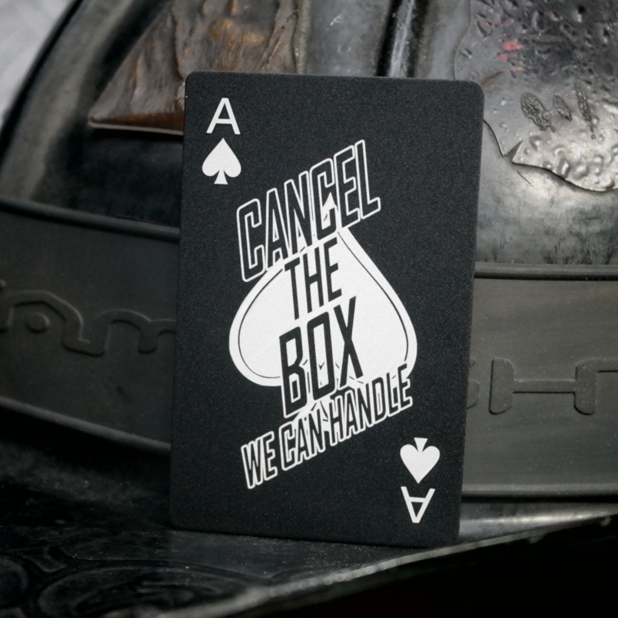 Cancel Box Laser Engraved Playing Card – Taylor's Tins