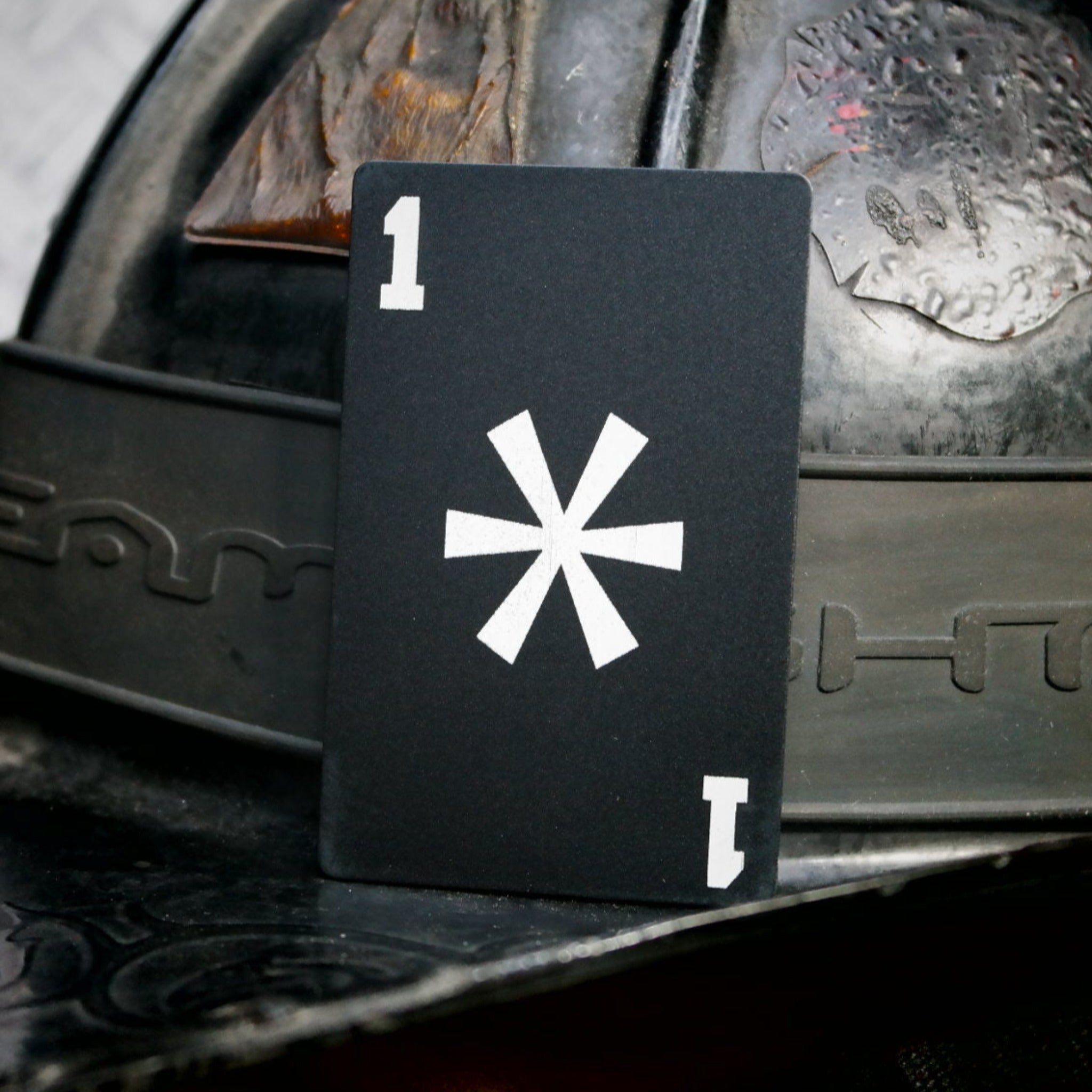 1 Asterisk Laser Engraved Playing Card – Taylor's Tins