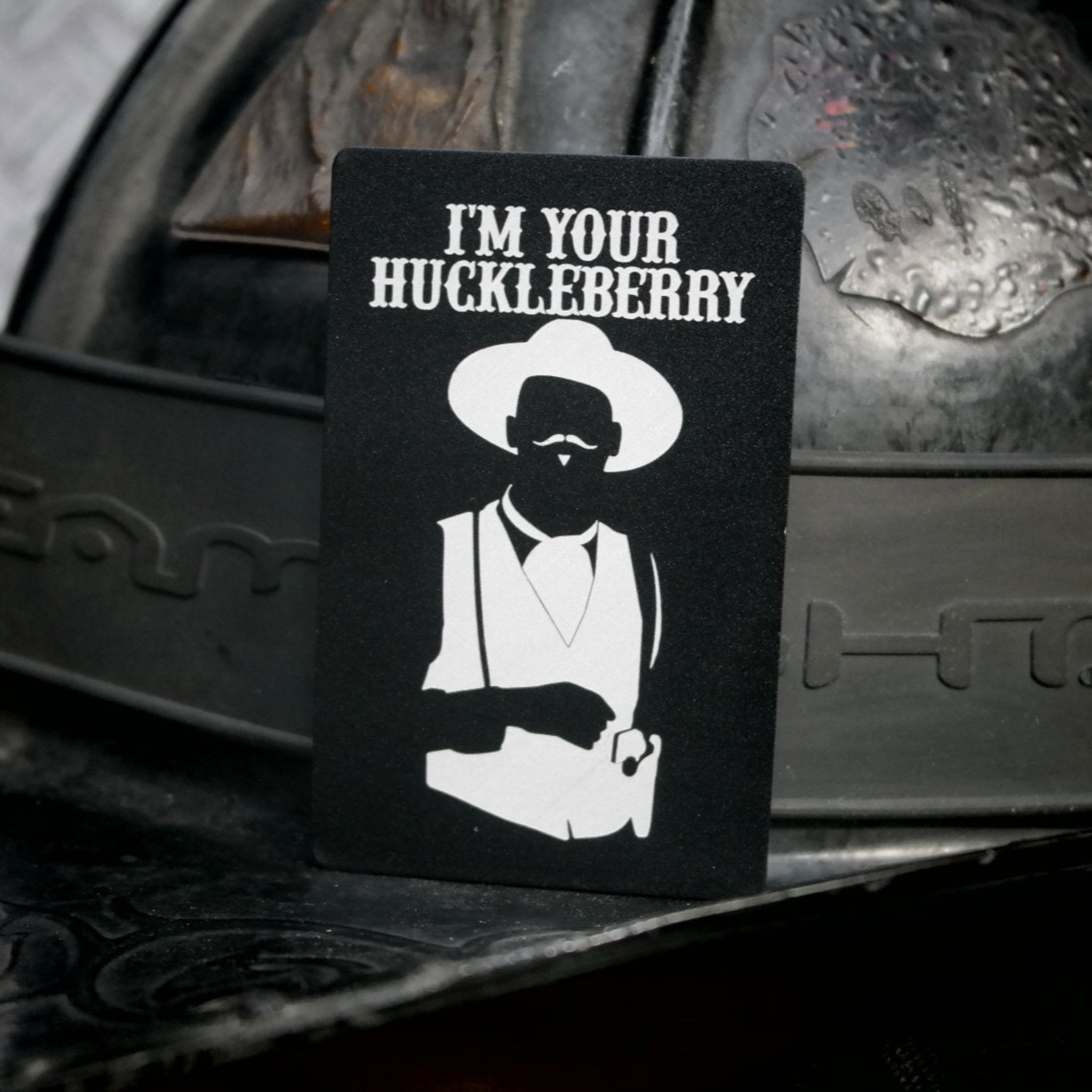 I'm Your Huckleberry Laser Engraved Playing Card – Taylor's Tins