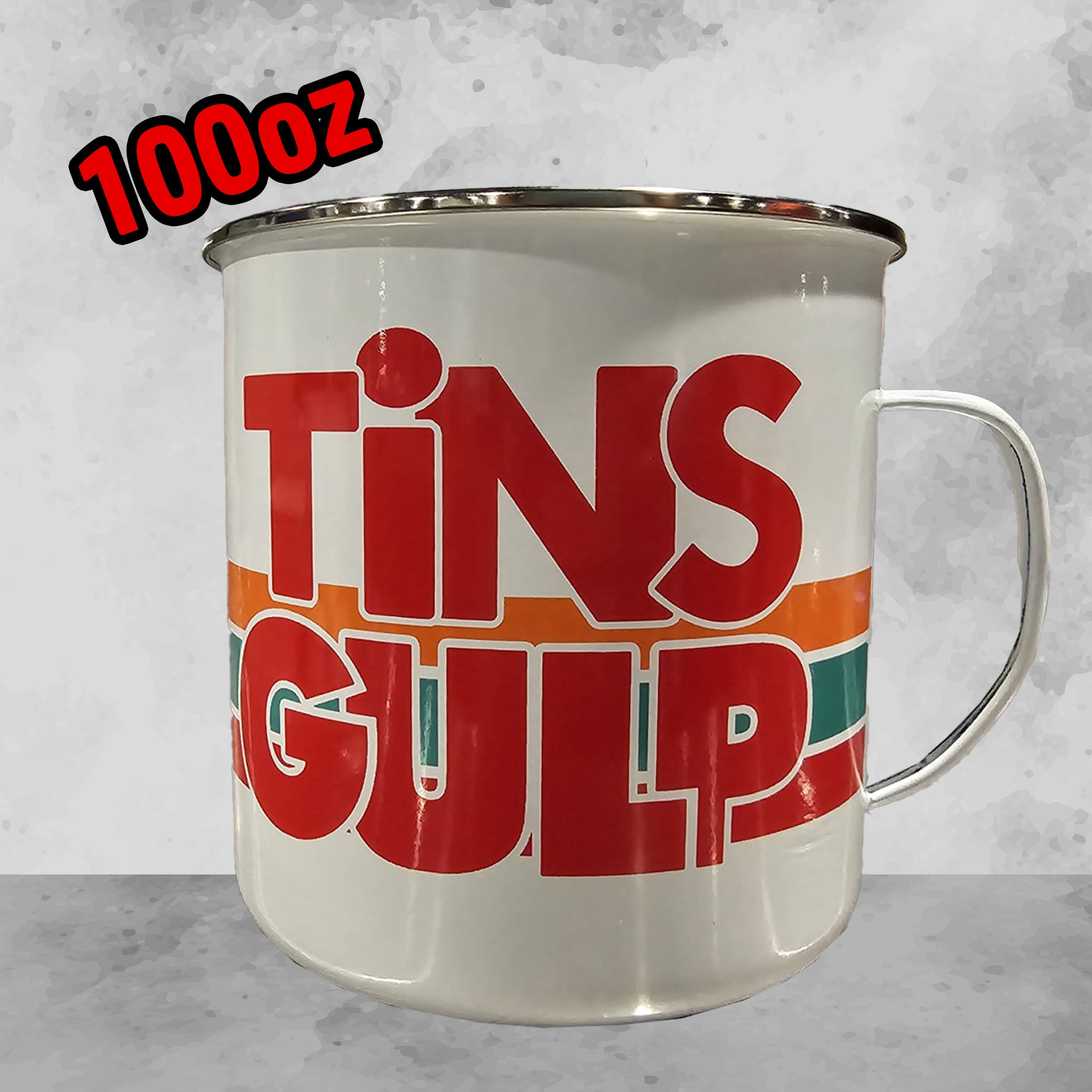 TinsGulp 100oz Taylor's Tin Metal Cup – Taylor's Tins