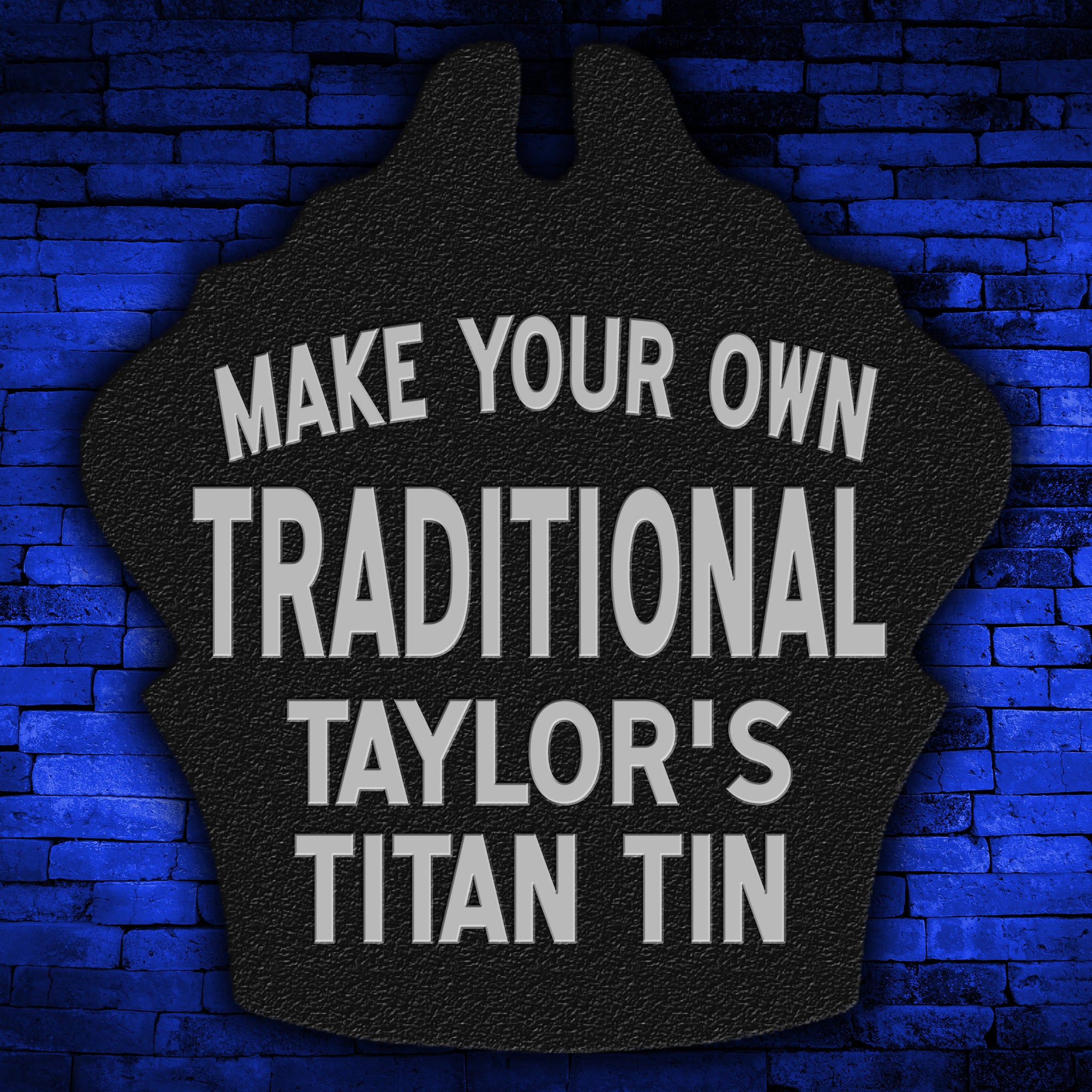 Traditional Laser Titan Tin | 6" and 6.5" for Trad. Helmets – Taylor's Tins