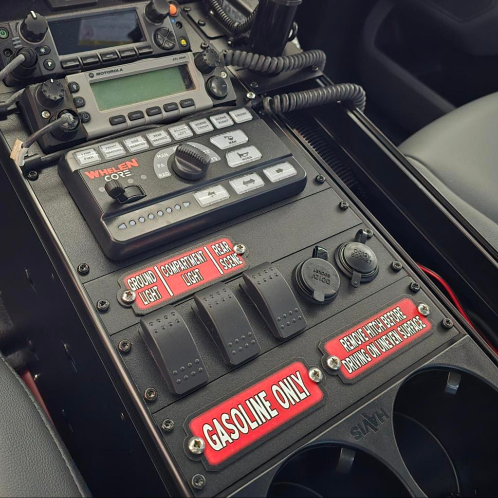 Pump Panel | Compartment ID tags – Taylor's Tins