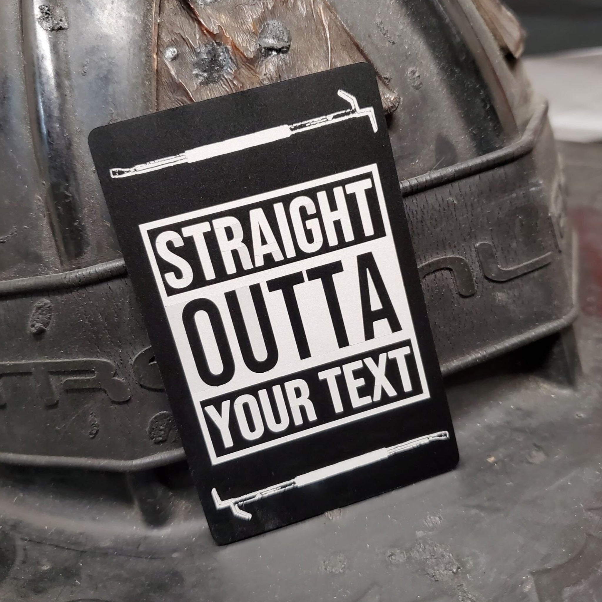 Custom Straight Outta Laser Engraved Playing Card – Taylor's Tins